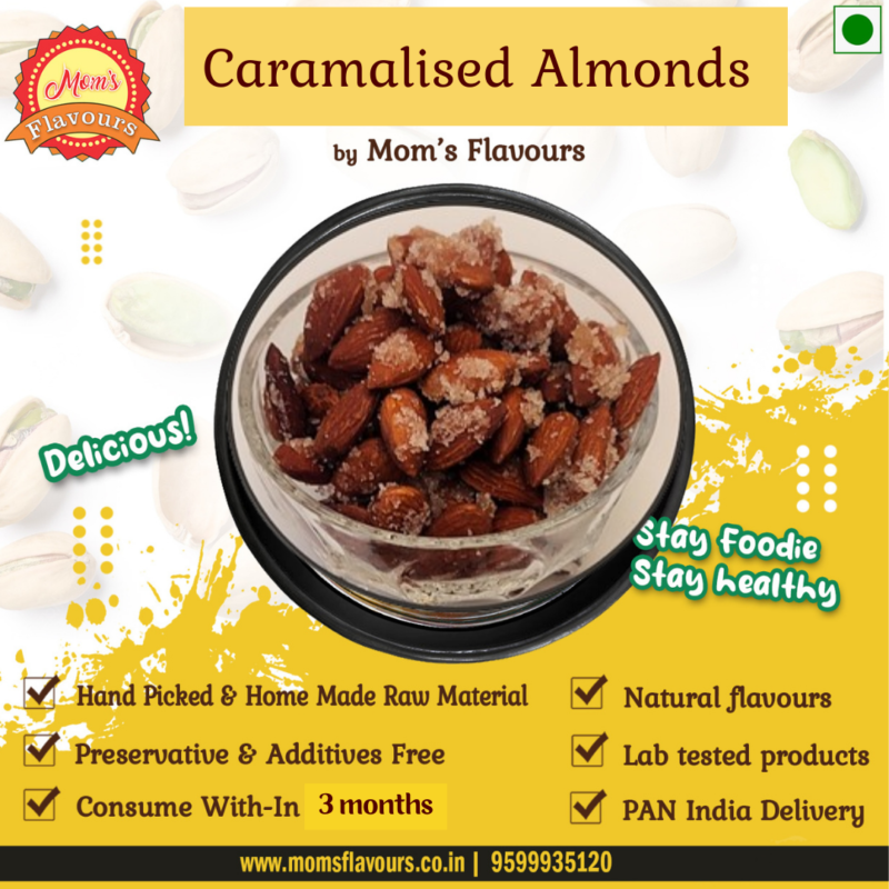 Caramalised almonds – Mom's Flavours